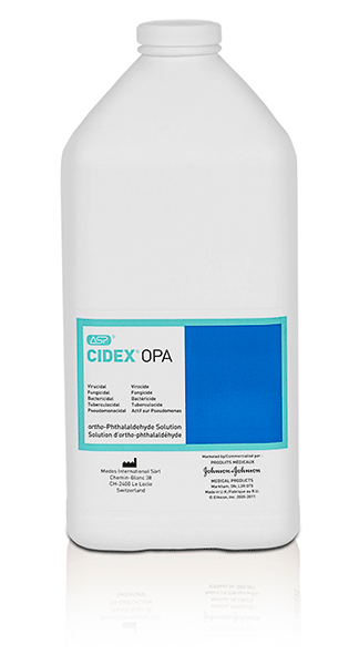 CIDEX OPA high level disinfectant for instruments