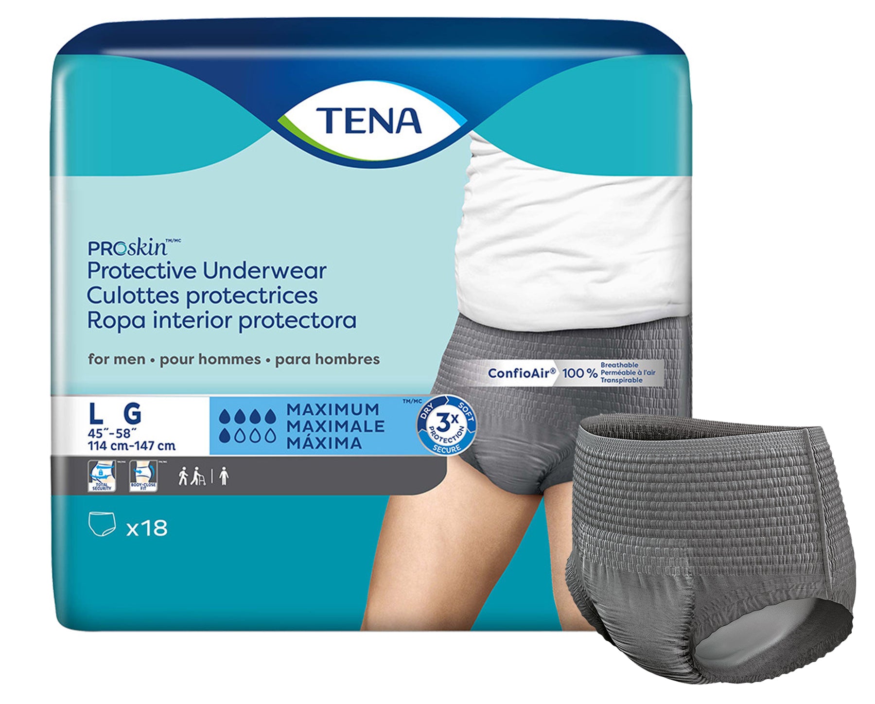 Sous-vêtements TENA Proskin Homme